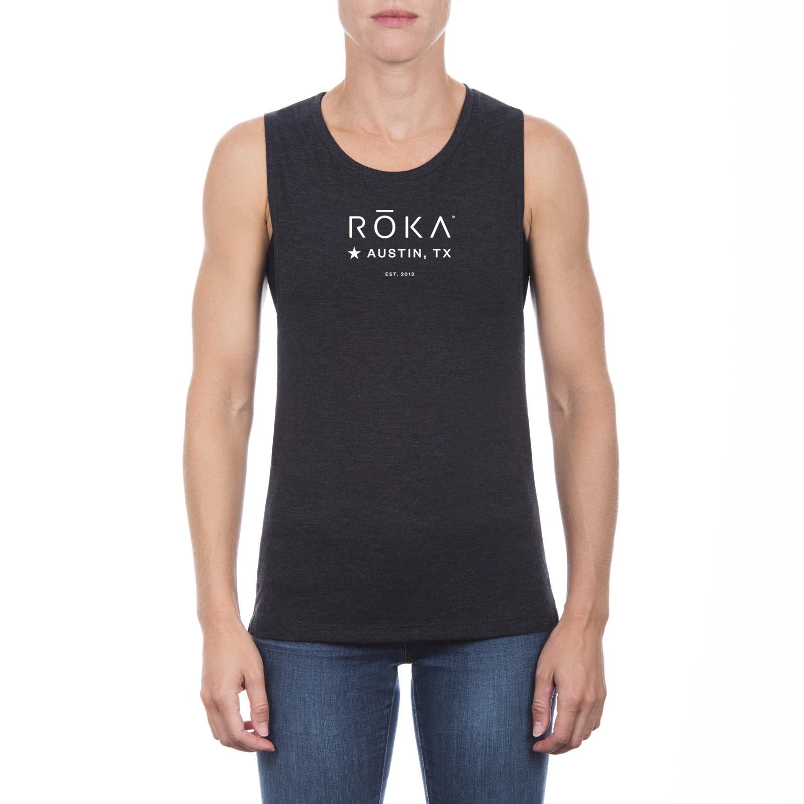 Women's ATX Workout Tank - Women's Tank Top - Black Tank Top - ROKA ...